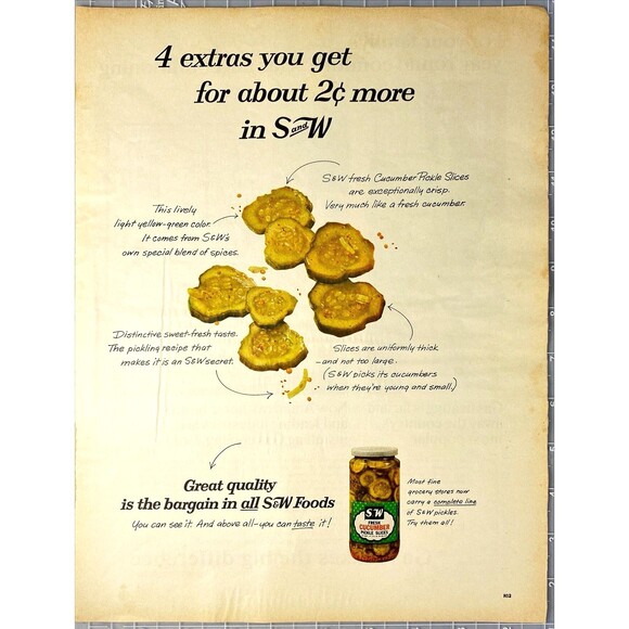 S & W Canned Foods | Art | Sw Cucumber Pickle Slices You Can See And ...